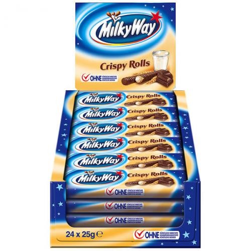 Milky Way Crispy Rolls 25g - Milky Way Crispy Rolls 25g