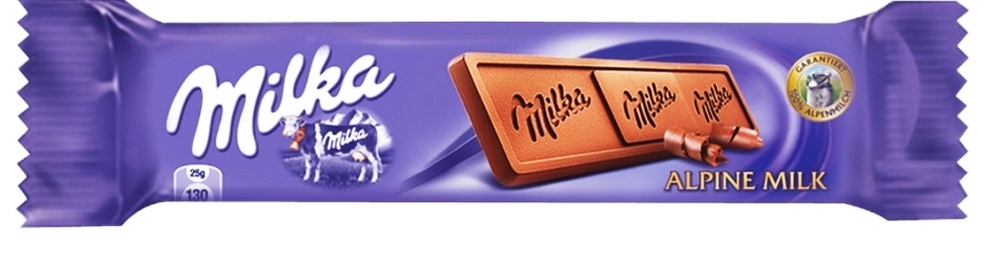 Milka Alpine Milk Chocolate Bar 25g - Milka Alpine Milk Chocolate 25g