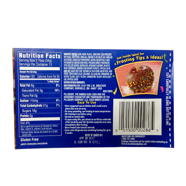 Pillsbury Confetti Funfetti Frosting Chocolate Fudge 442g