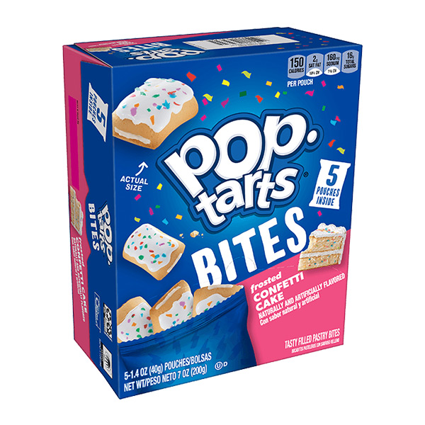 Pop-Tarts Bites FROSTED CONFETTI CAKE 5x40g - Pop-Tarts BITES FROSTED ...