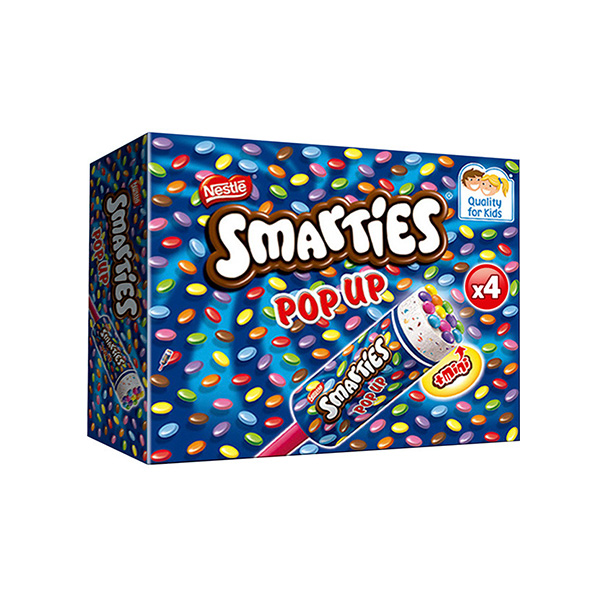 Smarties Pop Up Ice Cream 4x52g
